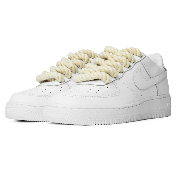 Nike Airforce 1 Low White with Rope Laces – Limited Supply ZA